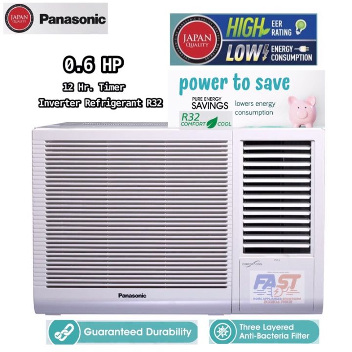 Panasonic 0.6 HP window type aircon inverter grade refrigerant R32 ...