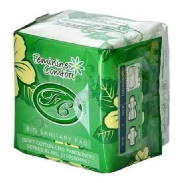 Avail 1 pack pantiliner hijau/ ferminine comport/ pembalut harian ...