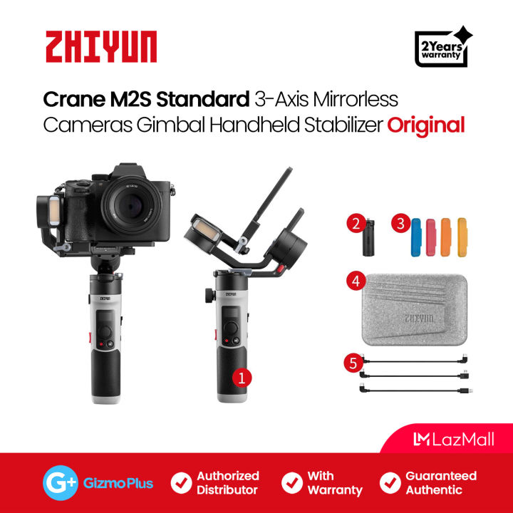 Zhiyun -Tech CRANE-M2 S 3-Axis Handheld Gimbal Stabilizer | Lazada PH