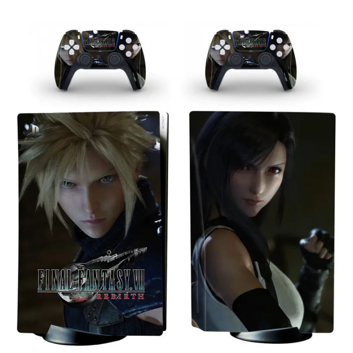 Final Fantasy Rebirth PS5 Disc Skin Sticker Decal Cover for Console ...