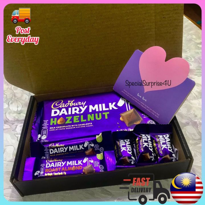 Ready Stock Gift Box Surprise Chocolate Gift Box Birthday Gift