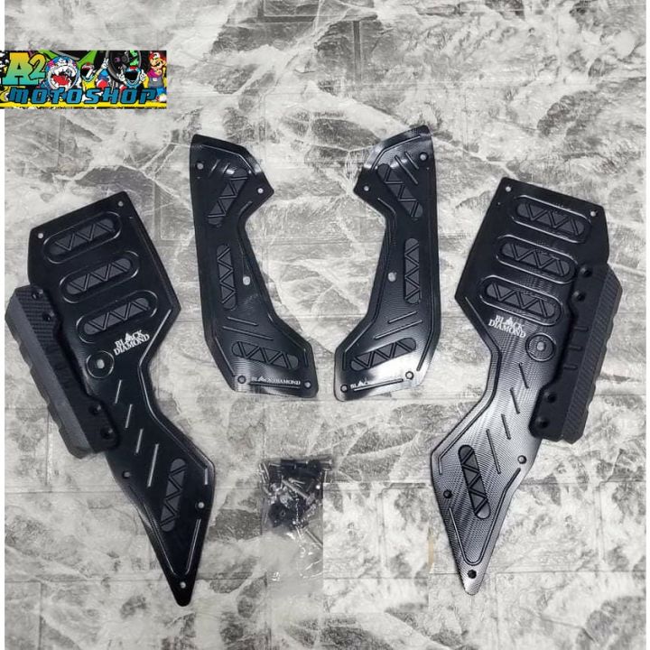 Nmax V2 V2.1 VE Turbo Foot Matting Black Diamond Foot board With Slider ...