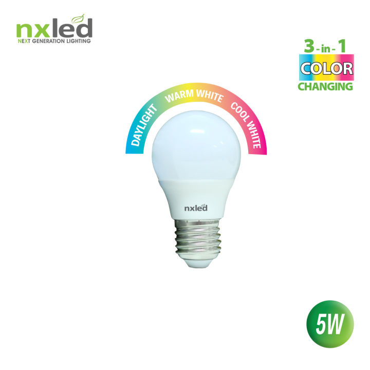NXLED 5W LED Bulb - Tricolor (ANX-TCB5W) | Lazada PH
