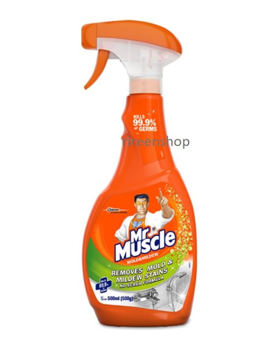mr muscle มิสเตอร์มัสเซิล ทำความสะอาดห้องน้ำ ขจัดคราบรา mold and midew ...
