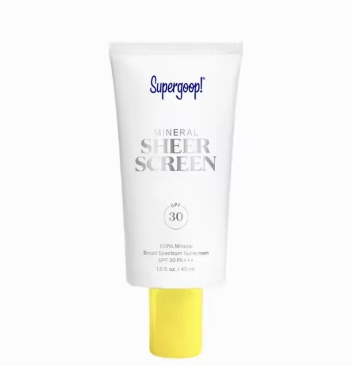 Supergoop! Sheer Screen 100%Mineral Broad Spectrum Sunscreen SPF 30 PA ...