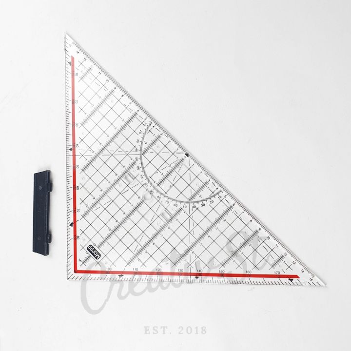Moree Ruler Penggaris Segitiga Pegangan Arsitek Desain Interior ...