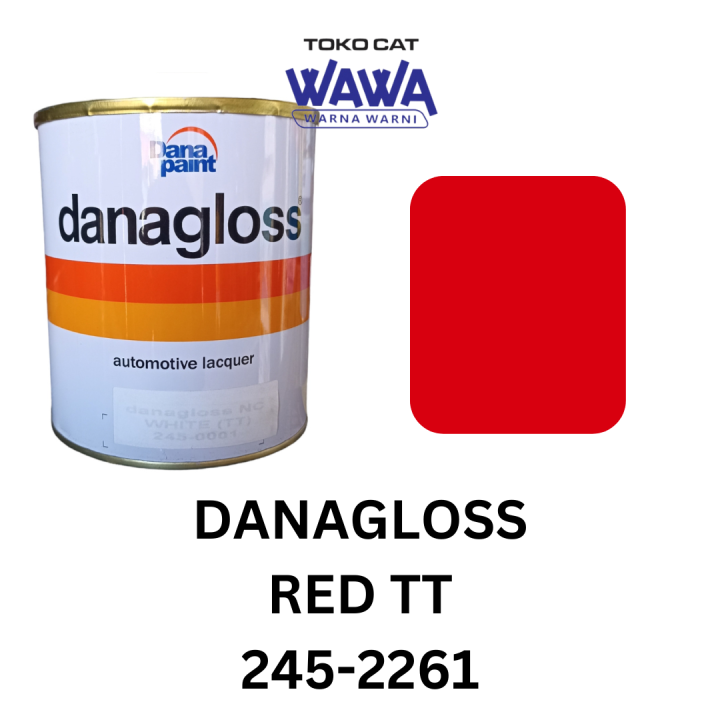 cat duco danagloss red TT 245-2261 1kg/ecer repack | Lazada Indonesia