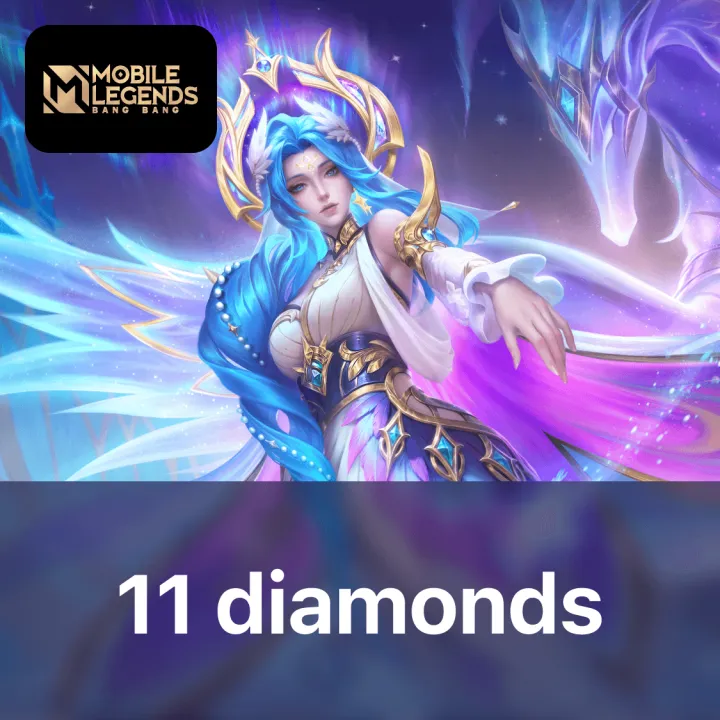 MLBB 10 basic diamonds plus 1 extra | Lazada