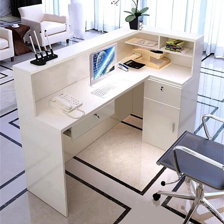 Cashier counter simple modern front desk reception desk clothing store ...