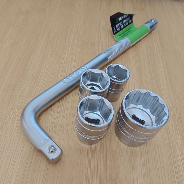 PAKET Kualitas TEKIRO Gagang Kunci Sok L 1/2 x 10 Inch - Stang Mata ...