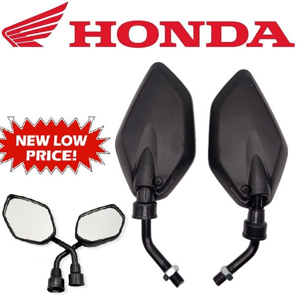 HONDA XRM SIDE Mirror DAHON TYPE Motorcycle SHORT STEM stock type ...