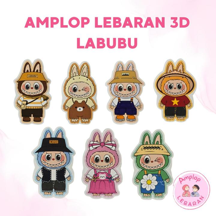 Amplop 3D Labubu | Angpau Labubu Viral | Amplop Viral Terbaru | Amplop ...