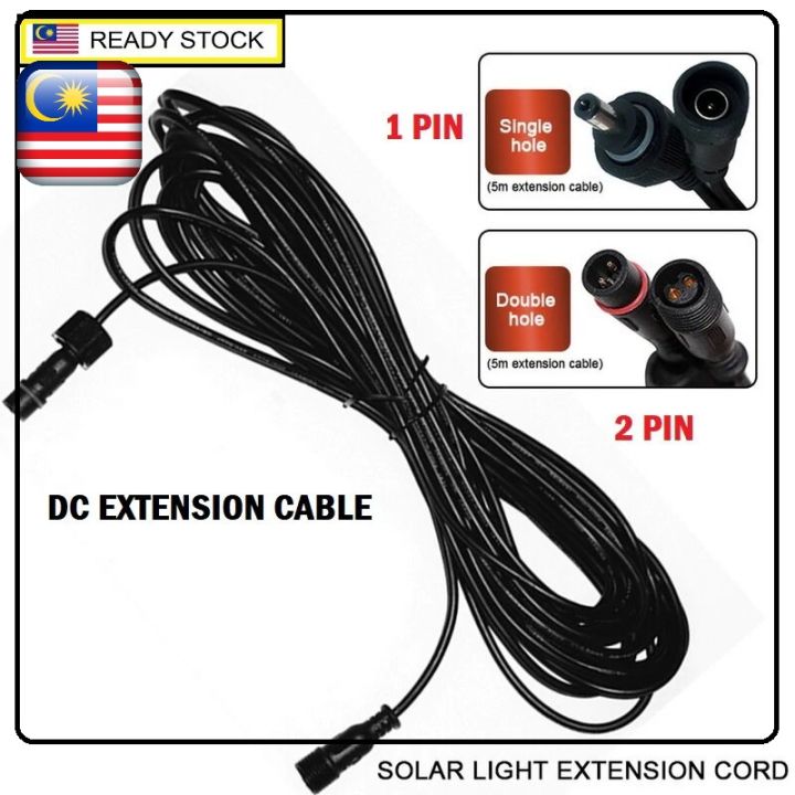 💡 New Stock 💡 Hot Sale LED Solar Light Extension Cable 5 Meter ...