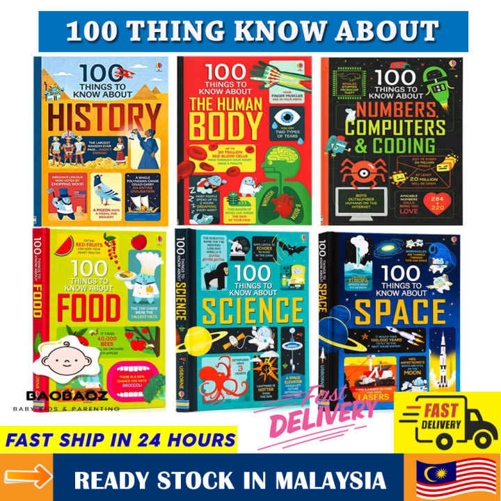 Usborne 100 Things to Know About Series (6 books) - Early Education ...