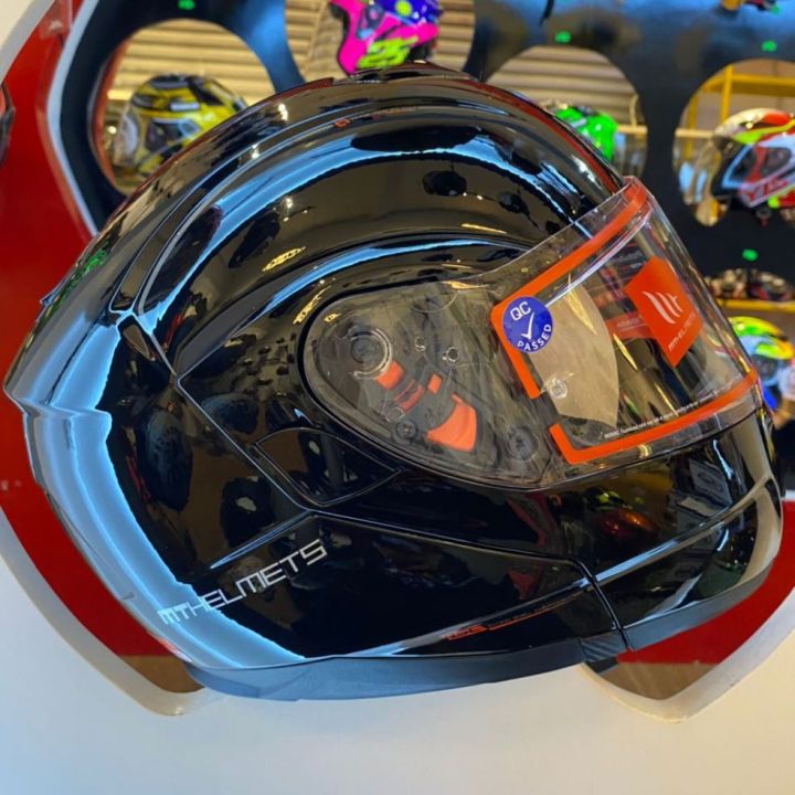 MT HELMET ATOM PLAIN GLOSSY BLACK | Lazada