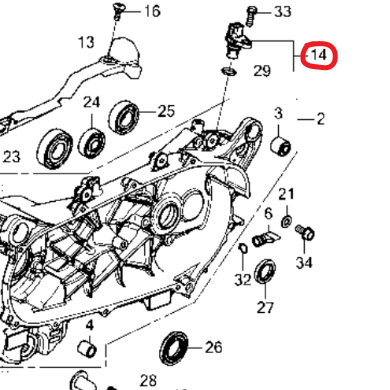 VARIO 160 VARIO160 METER SENSOR ENGINE BELAKANG SPEED SENSOR REAR ...