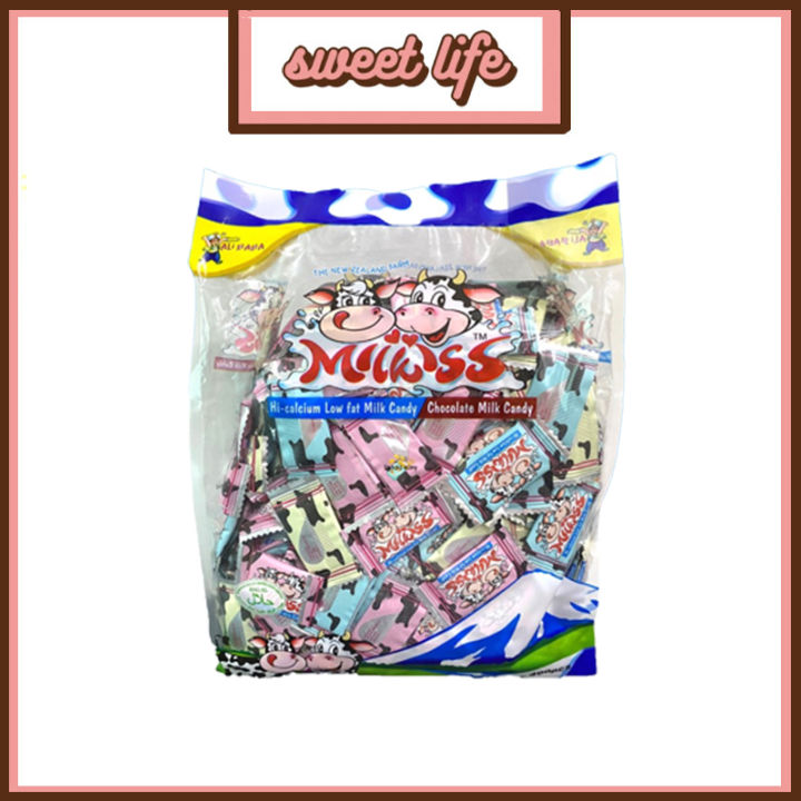700G MILKISS HI-CALCIUM LOW FAT MILK CANDY CHOCOLATE MILK CANDY GULA ...