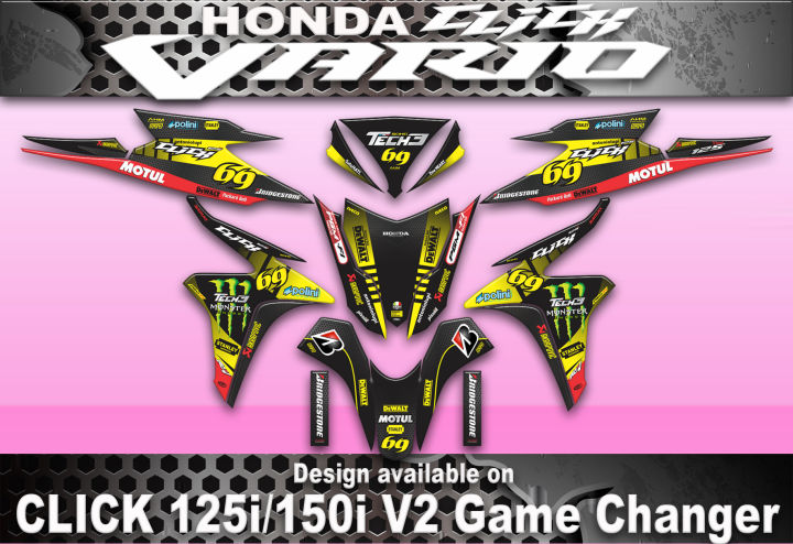 Honda Click 125 Decals VERSION 1 | Lazada PH