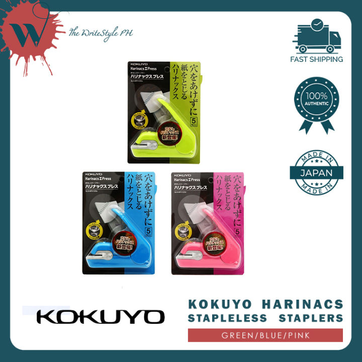 Kokuyo Harinacs Press Stapleless Stapler | Lazada PH