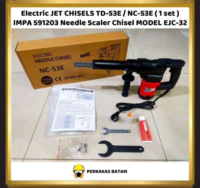 ELECTRIC JET CHISELS TD-53E IMPA 591203 NEEDLE SCALER CHISEL EJC-32 ...