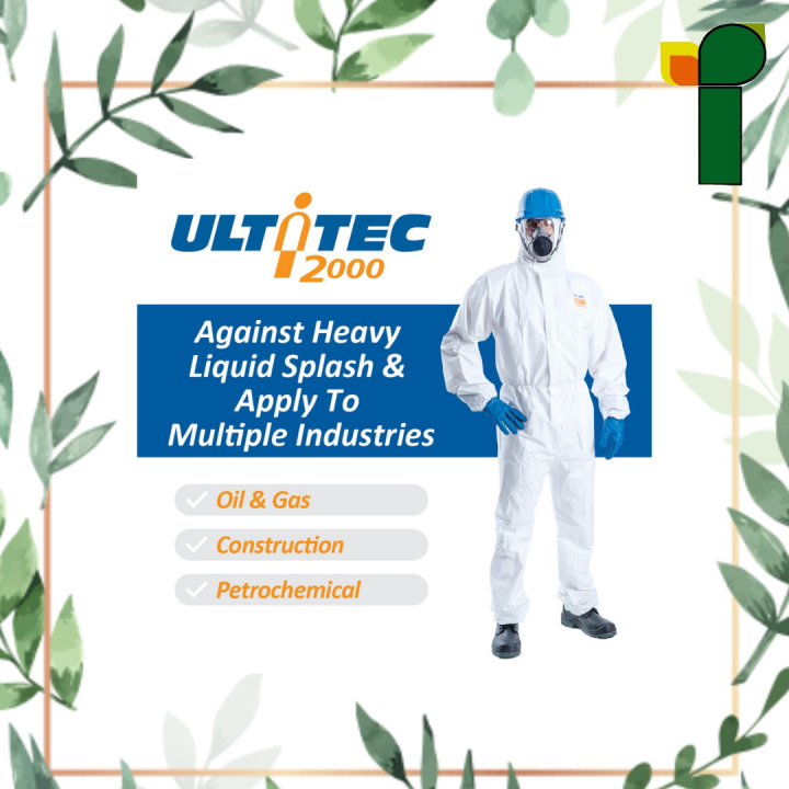 I Pharmacy - Safetyware Ultitec 2000 Protective Suit, Oil, Liquid ...