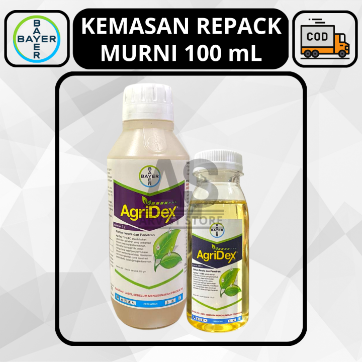 Agridex 715EC Perekat Perata dan Pengemulsi untuk Pestisida Kemasan Repack 100ml BAYER Bahan ...