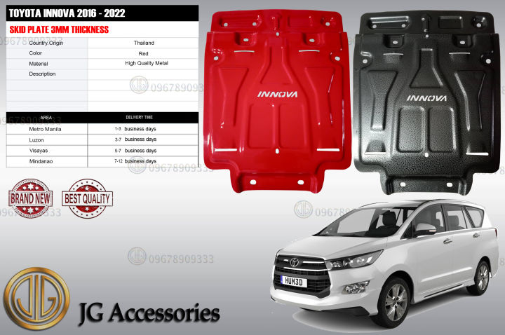 TOYOTA INNOVA 2016 2017 2018 2019 2020 2021 2022 UNDER ENGINE PROTECTOR ...