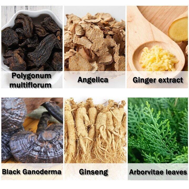 Price drop 3 days black hair serum white hair to black polygonum ...