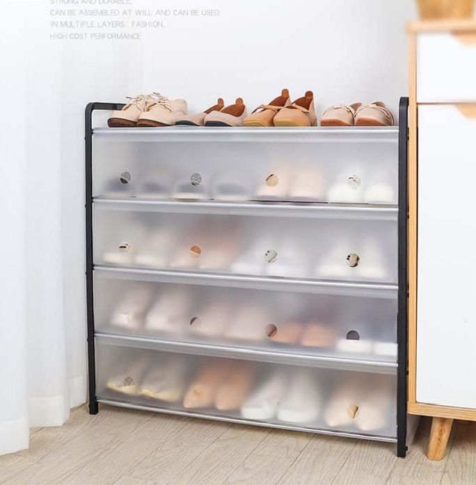5 Layer Shoe Rack with Cover | Lazada PH