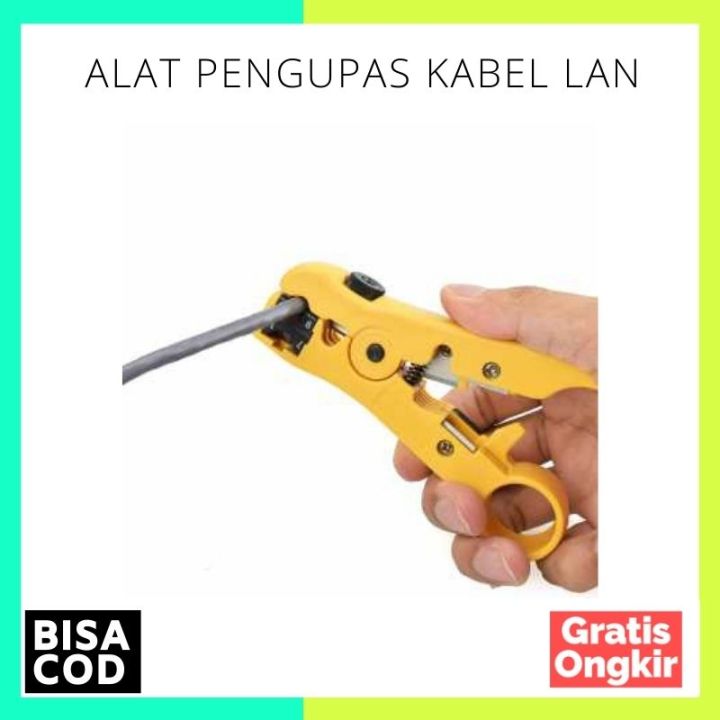 ALAT PENGUPAS KABEL LAN / Newacalox Stripping Tool Pengupas Kabel ...