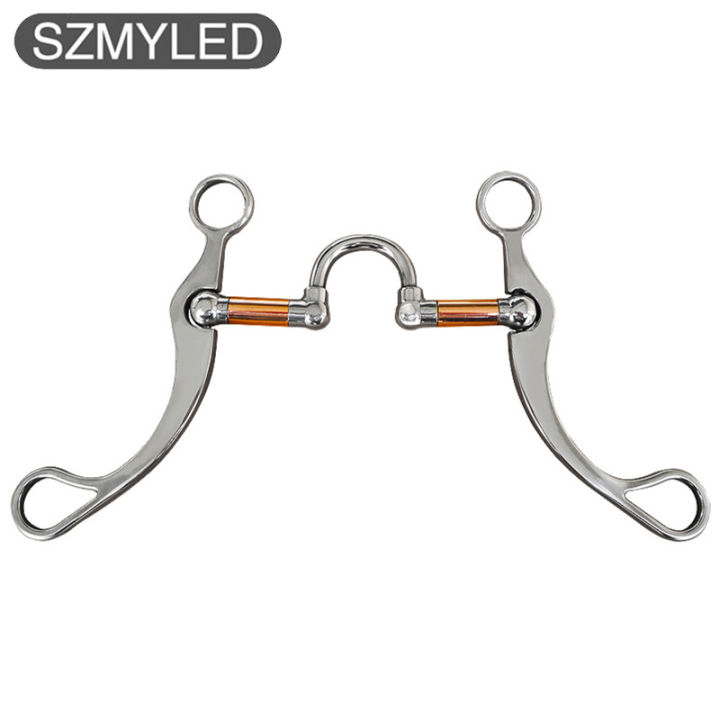 Horse Bit Stainless Steel Copper Snaffle Bit Gentle And Rust Free Ideal ...