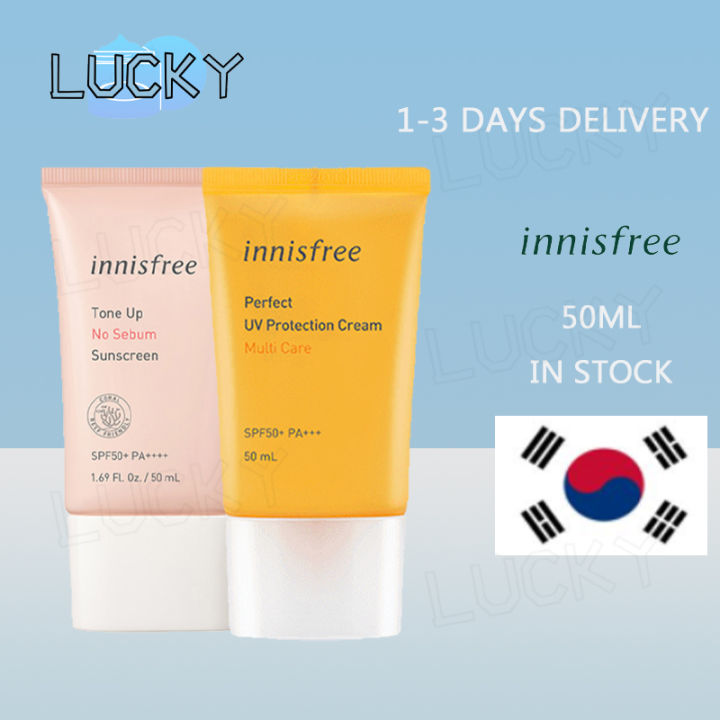🌊🌊Innisfree Intensive Triple Shield Sunscreen SPF50/PA++ 50ml / Innisfree Tone Up No Sebum ...