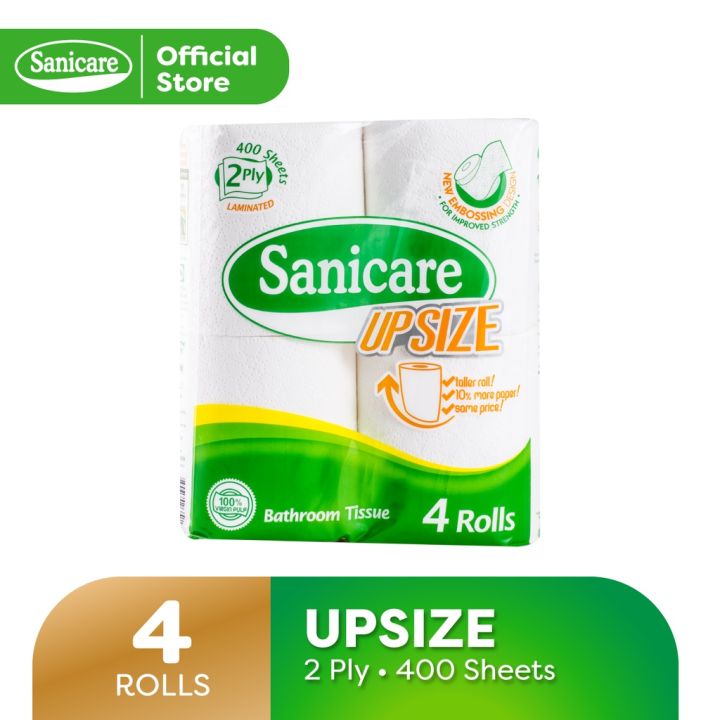 Sanicare Upsize Bathroom Tissue (4 Rolls) | Lazada PH