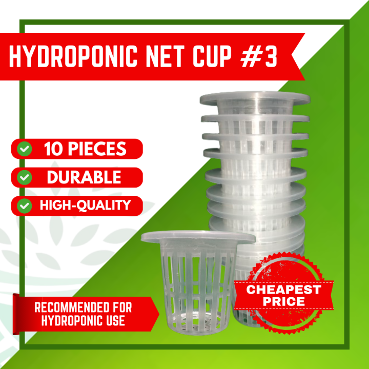 10 PIECES - HYDROPONIC NET CUP NO. 3 - FOR HYDROPONIC USE - MAI SPACE ...