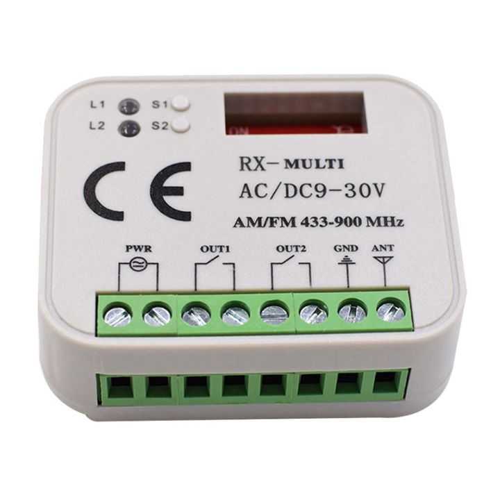 Garage Door Remote Control Receiver RX Multi Frequency 433-900MHz ...