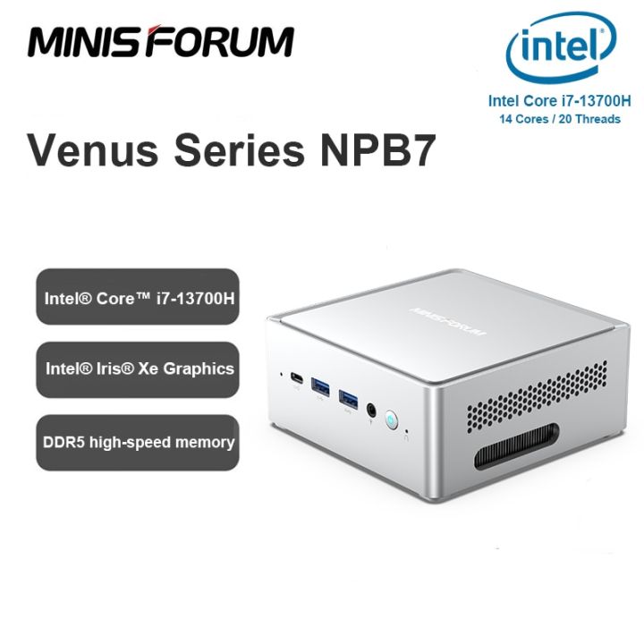 MINISFORUM NPB7 Mini PC Intel Core i7-13620H/i7-13700H Intel 13th Gen ...