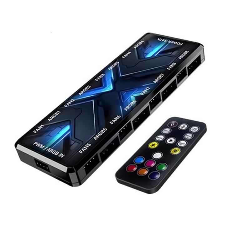 Expandables ARGB PWM PC Fan Hubs for Efficient Cooling with Magnetic ...