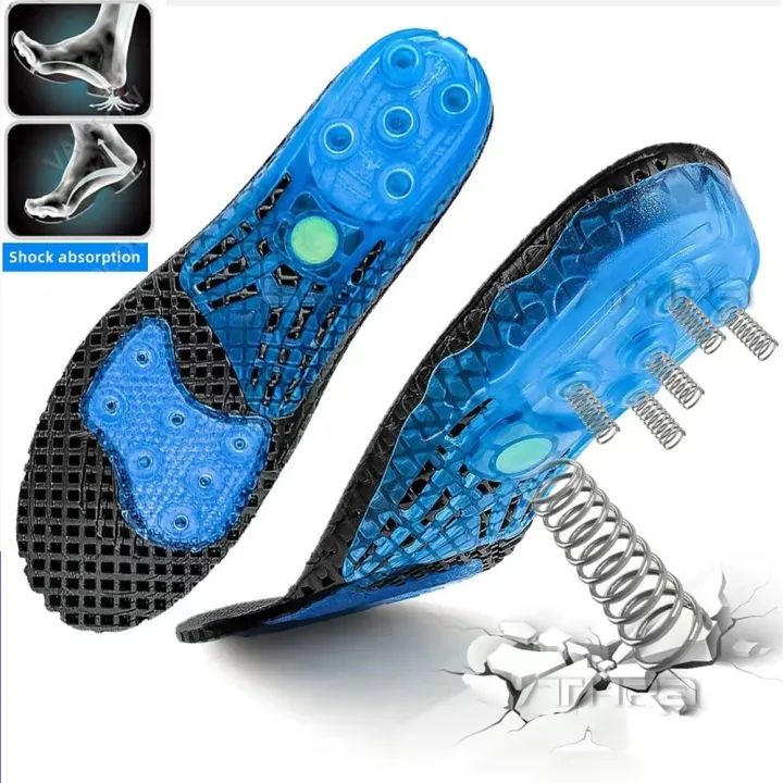 1Pair Spring Sport Insoles Arch Support Insoles For Shoes Sole Elastic ...