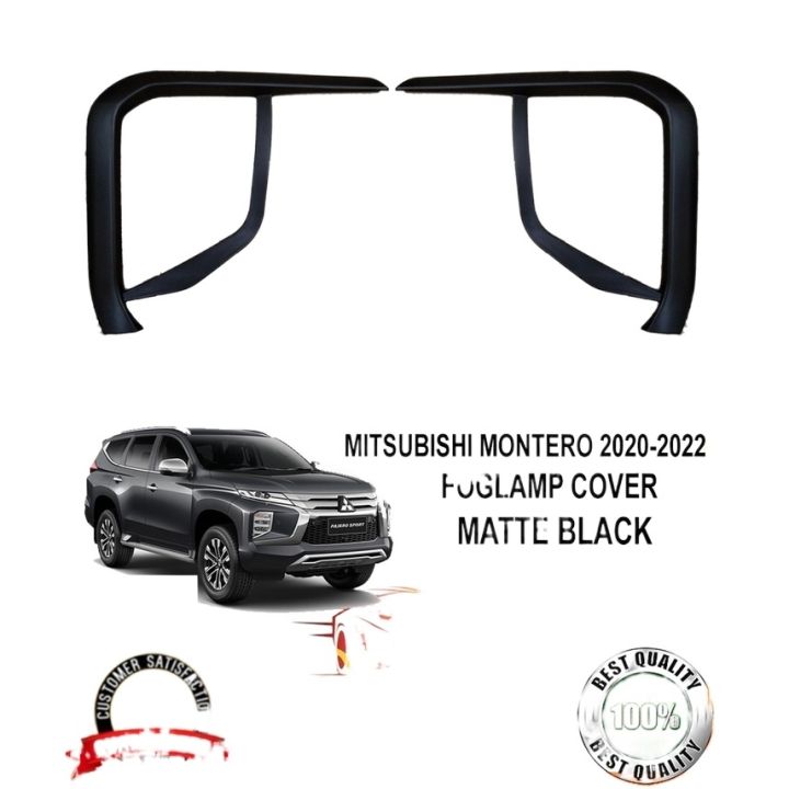 Mitsubishi Montero 2020 to 2023 Foglamp Cover matte black 2021 2022 Fog ...