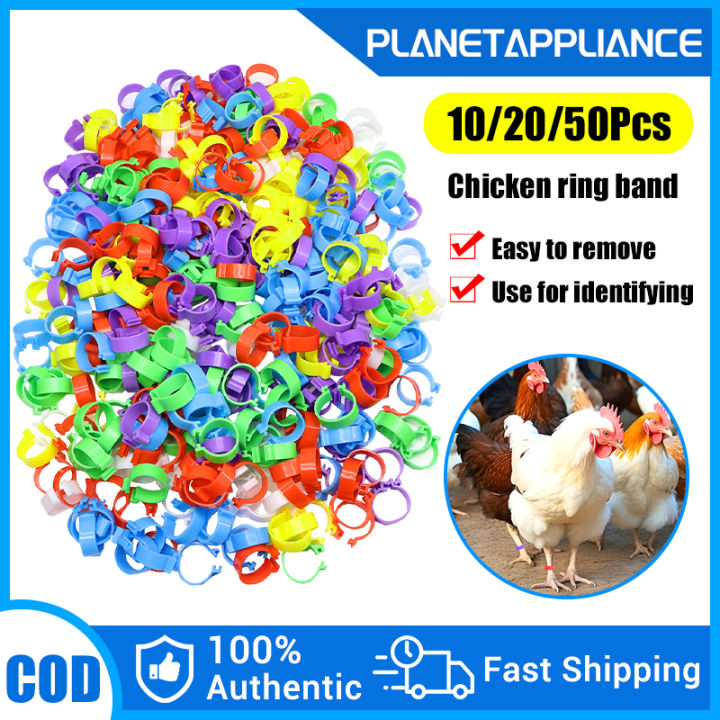 10/20/50Pcs Chicken leg ring Adjustable Chicken leg band tag for ...