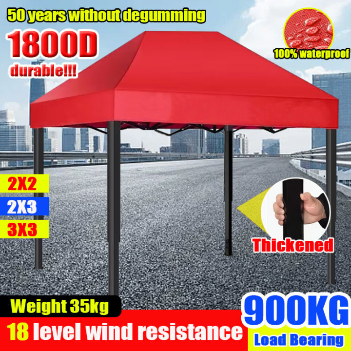 1800D Thickened Waterproof Outdoor Tent Heavy Duty Foldable Retractable ...