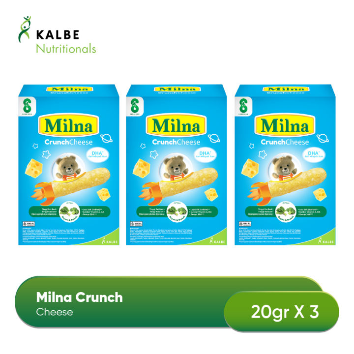 Milna Crunch Cheese 20gr - Isi 3 | Lazada Indonesia