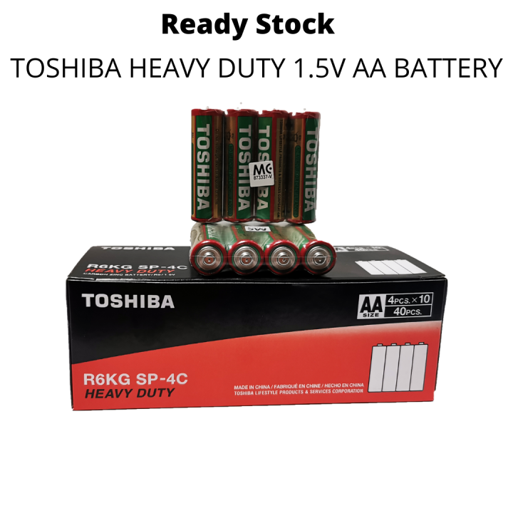 *READY STOCK!!* Toshiba Heavy Duty AA Carbon Zinc Battery | Lazada
