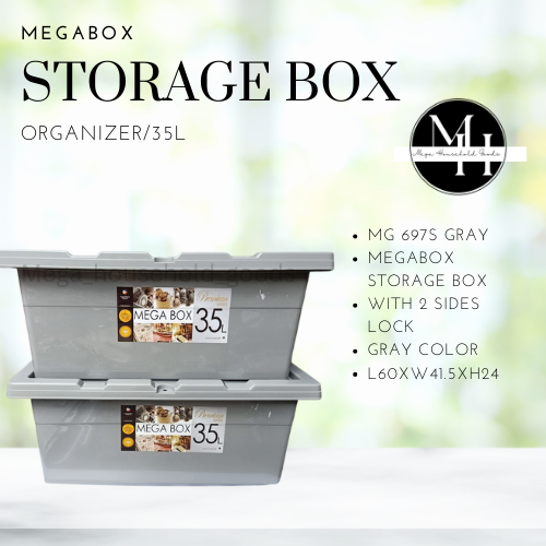 MEGABOX 35 LITER STORAGE BOX | Lazada PH