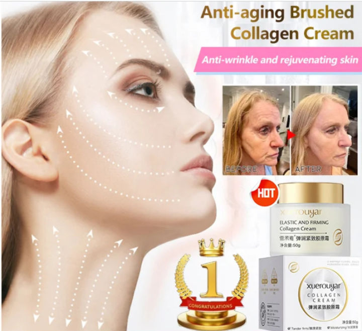 Elastic And Firming Collagen Cream Youthful Age Facial Moisturizing ...