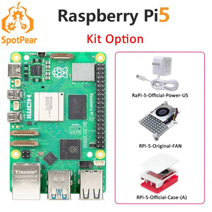 Raspberry Pi 5 Official Original Model Pi5 2GB RAM Option | Lazada