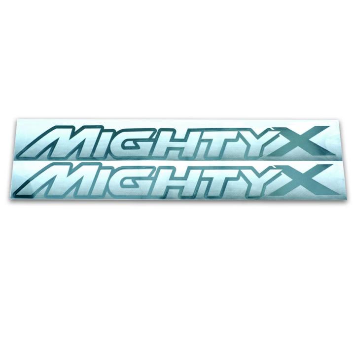 สติ๊กเกอร์ Sticker MIGHTY X Gray สีเทา | Lazada.co.th