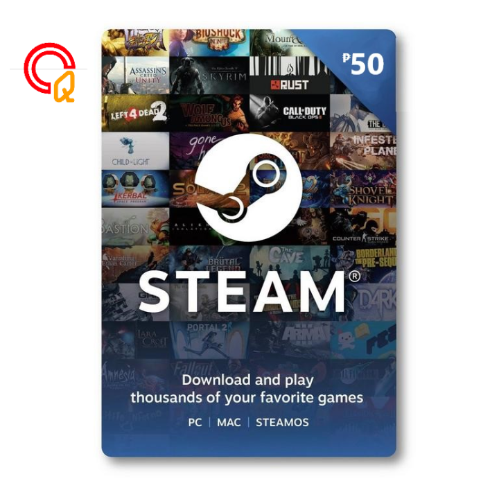 Steam 50₱ Wallet Code (Delivery Via Email) | Lazada PH