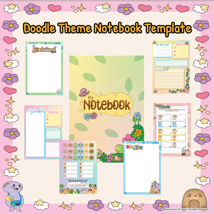 [DIGITAL COPY] Colorful Digital Notebook Bundle with 77 Fun and Useful ...