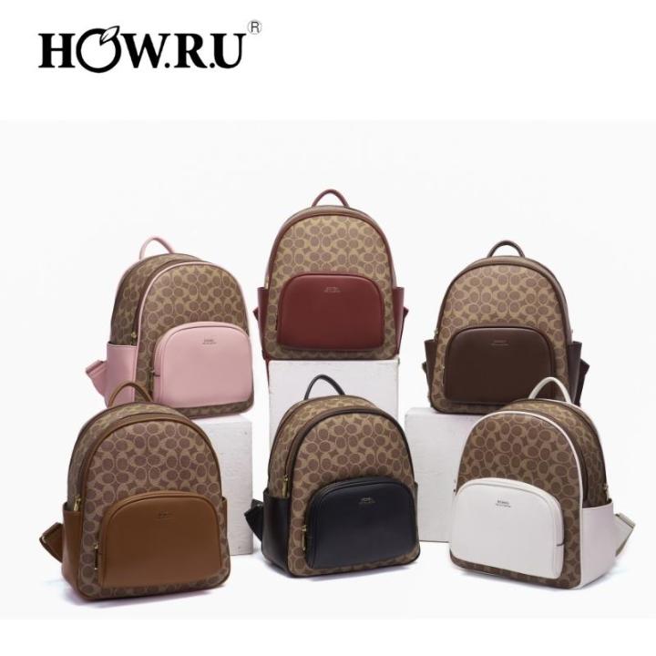 HOW.R.U 2022 New Backpacks For Women PU leather Bags Ladies Korean ...
